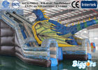 Commercial Professional Grade Bounce House Dragon , Kids Inflatable Slides In Zoo