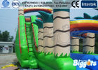 Durable PVC Inflatable Water Slide Pool Water Park Jungle vinyl / tarpaulin
