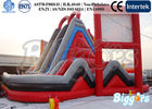 Giant Commercial Kids Inflatable Slides For Adults Amusement Park With Obstacle