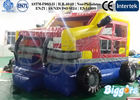 4 x 4m Car Inflatable Castle Bouncer , Durable Vinyl / PVC Tarpaulin Jumping Games