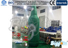 210D Polyester Giant Inflatable Advertising / Inflatable Bottle For Beer Promotional Activity