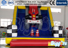 Commercial Sporty Car Kids Inflatable Water Slides , Fun Inflatable Bungee Trampoline