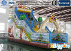 Fun Commercial Kids Inflatable Water Slides , PVC Tarpaulin Crazy Bird Bouncy Castle