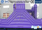 Purple Comemecial Inflatable Bouncers Dora Bouncy Castle with Slide Combo