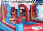Black Printing Basketball Hoop , PVC Fire-resistant Inflatable Sports Games