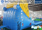Amusement Park Ocean Kids Inflatable Slide , Colorful PVC Bouncing Games