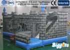 House Inflatable Combo Slide Custom Tarpaulin Antiquated Castle Bounce