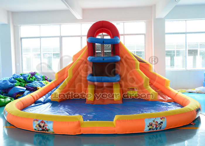 Kids PVC Inflatable Water Slide Dual Water