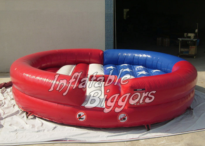 Rental PVC Red Inflatable Sports Games Brazil CE For Adults Kids