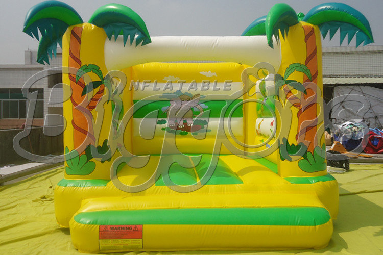 Happy Jungle Commercial Inflatable Bouncers Mini Bouncy Castle For Amusement Park