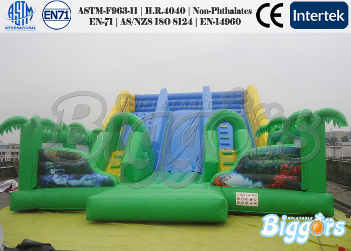 Commercial Inflatable Games Fun City Water Park , Inflatable Playground Rentals