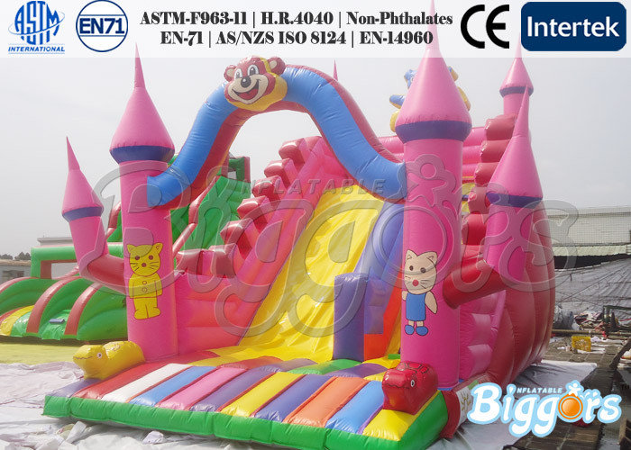 Commercial Kids Inflatable Slides For Children Inflatable Fun City For Children