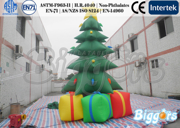 Christmas Decorations Inflatable Christmas Tree For Commodity Promotion