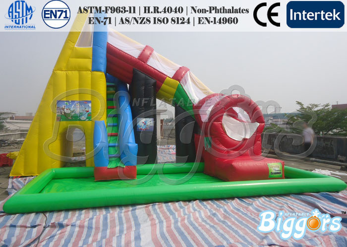 Giant Inflatable Water Slide Swimming Pool Combo Games For Children and Adults