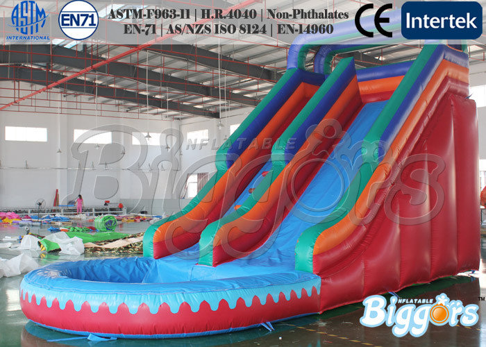 Commercial Simple Kids Inflatable Slide for Pool / Climbing Games ,UL CE Approved