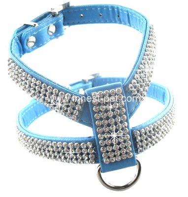 Luxury reshinestone dog products crystal pet harness