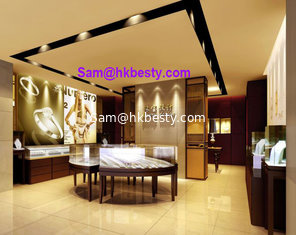 Jewelry store Design and furniture design, jewelry showcases manufacturer
