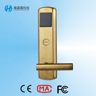 285*74mm  304 all stainless steel high security hotel swipe card lock systems