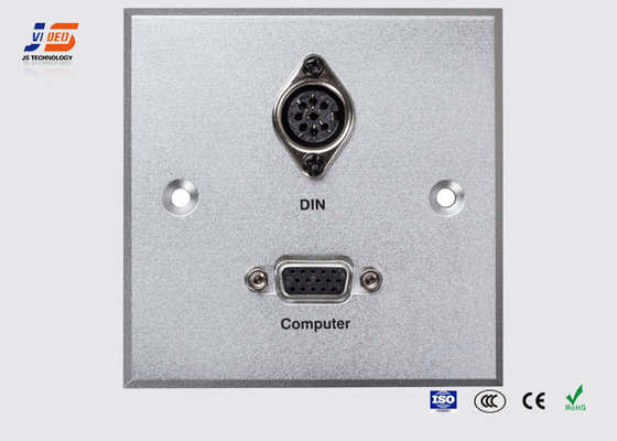 Easy Assemble HDMI Wall Plate Wall Mounted With VGA DIN Connectors