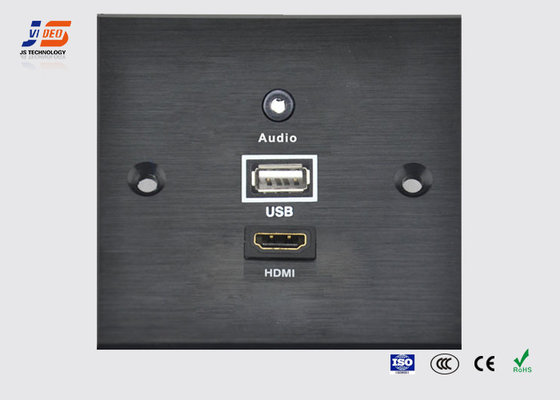 86 X 86Mm Panel Flush Mount Multimedia Socket Outlet For Office