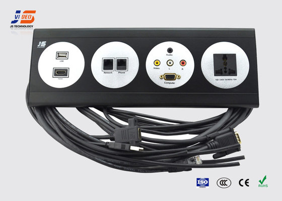 USB Plug Desk Power And Data Outlets Table Mounted Electric Socket