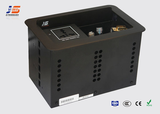 Slide Lid Table Top Boxes Conference Room Table AV Box 199x121mm