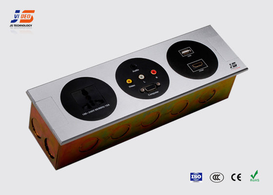 Silver Sand blast Conference Table Connection Box