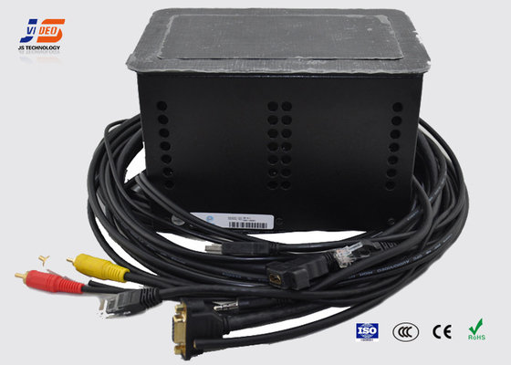 Hidden Tabletop Socket Tabletop Connection Box With 1.7m Cables