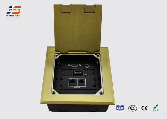 Multimedia Electrical Outlets Floor Box For Multi - Function Room