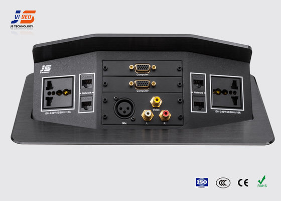 High Grade Conference Table Connection Box Tabletop Power Outlet