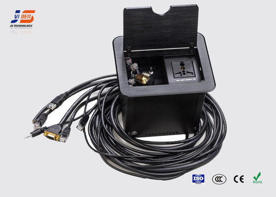 Convenient Tabletop Connection Box HDMI VGA RJ45 AV Connectors