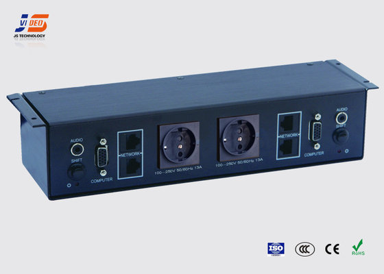 3.5MM Audio Multimedia Connection Box , 3 Pin AC Power Socket Switch