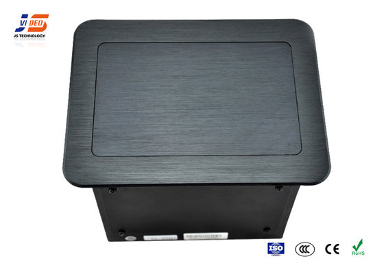 Aluminum Alloy Conference Room Table Connection Box Av Panel Electric Multi Plug