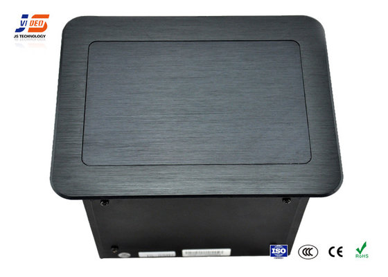 Sand Blast / Brushed Tabletop Connection Box Pop Up Table Top Power Outlets