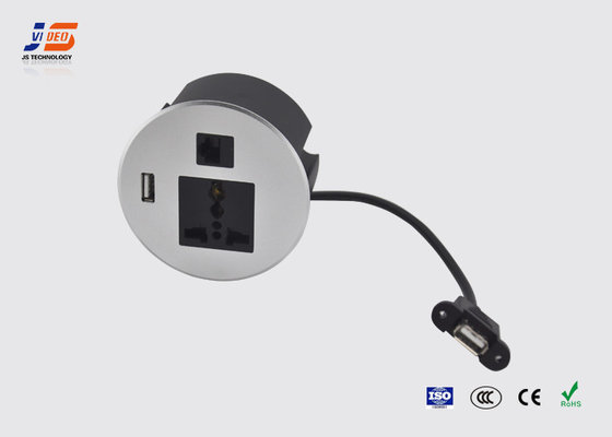 Desktop Data Power Outlet Grommet ，Flush Mounted Network Tabletop Socket