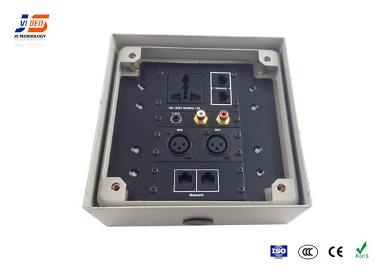 Recessed Concrete Floor Box For Conference Room HDMI / Power / USB