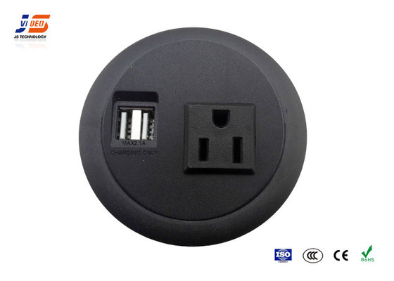 Smart Desk Grommet Power Outlet With USB 5v Charger Universal Power Supply