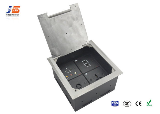 Network Electrical Multimedia Floor Socket For Conference Room