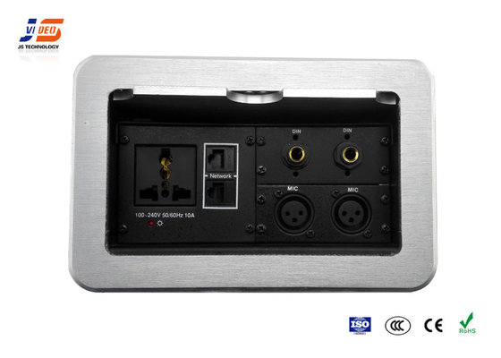 Multi - Media Desktop Outlet Box USB VGA  AV For Multifunction Room