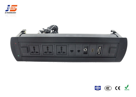 Multimedia Electric Flip Socket Motor Drive VGA HDMI USB Connectors
