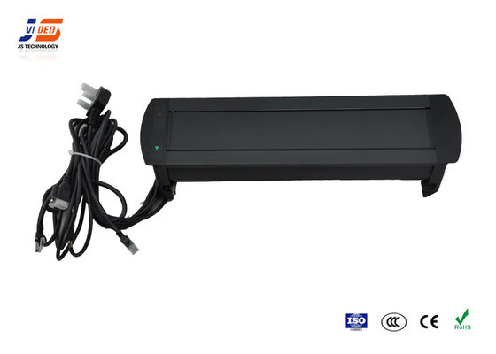 Table Top Power Data Socket Flush Mount Black for Multimedia Devices