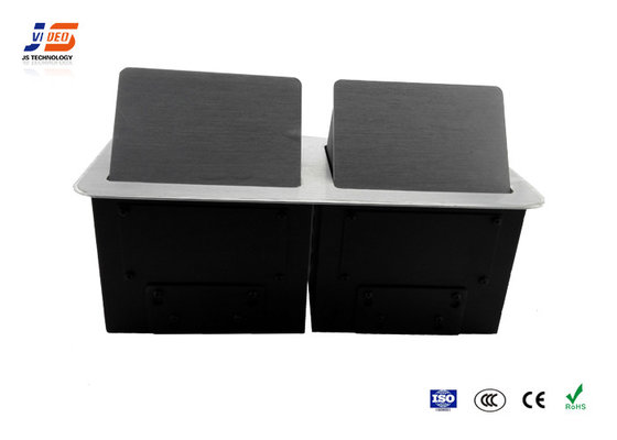 Multifunctional Tabletop Connection Box , Conference Room Table Electrical AC Power Socket