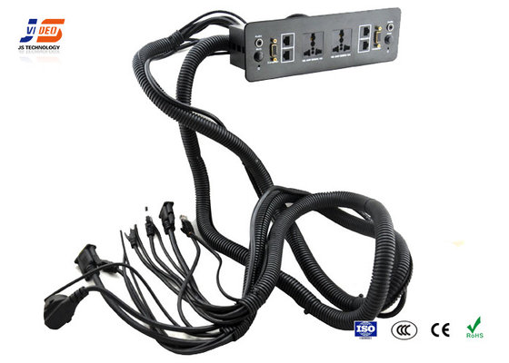 Power Table Desk Plug , Flush Mount Plug Outlet Table Top Usb Media