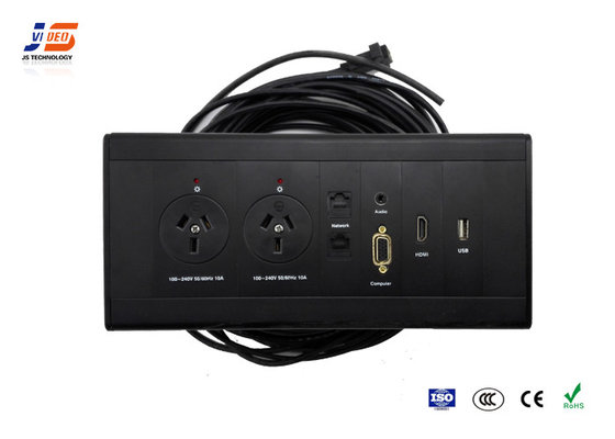 Desk Power Socket Table Top Conncetion Box Conference Hidden Plug