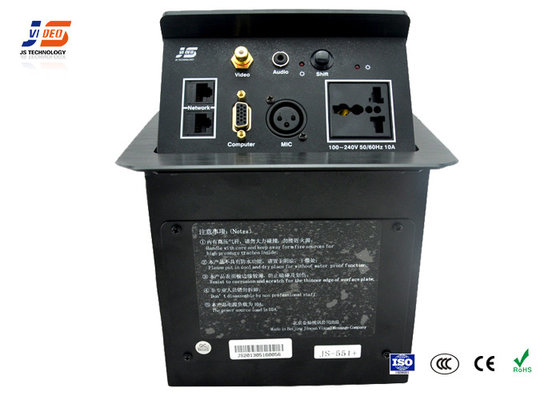 Flush Mount Desktop Power Supply Cable Management For Conference Table