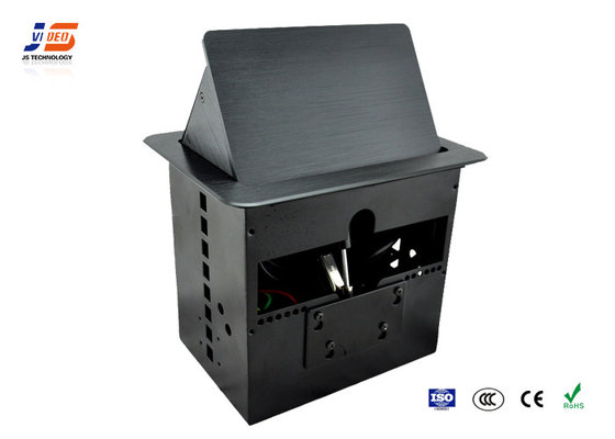 Aluminum Desk Cable Outlet Conference Hidden AV Hdmi 3.5mm Audio Plug