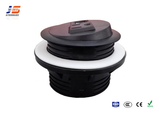 Smart Elegant Power Grommets Tabletop Connection Box Desk Plug Round