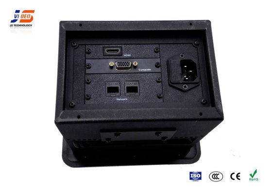 Hidden Tabletop Interconnect Box  With Australia Power Plug / Audio &amp; Video / HDMI