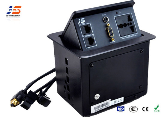 Flush Mount Conference Table Connection Box , IEC Power Plug CE Certificate