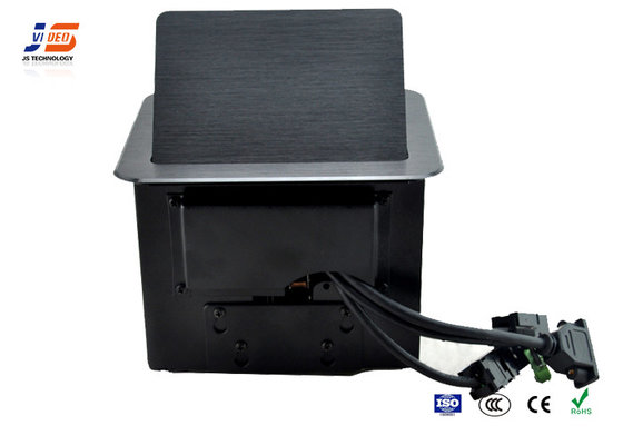 Flush Mount Conference Table Connection Box , IEC Power Plug CE Certificate